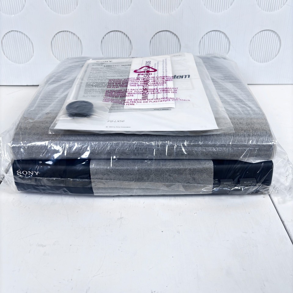 SONY PS-LX56 Semi-Automatic Turntable | Belt Drive | Open Box | Free ...