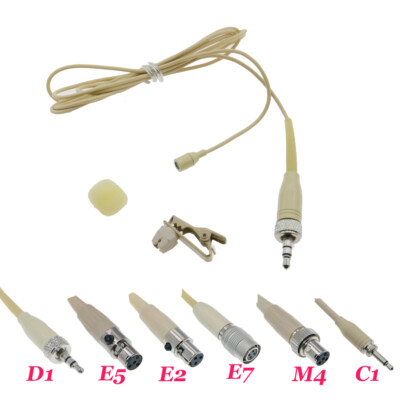 Mini Lavalier Lapel Microphone For Sennheiser Shure TA4F AKG 3Pin MiPro ...