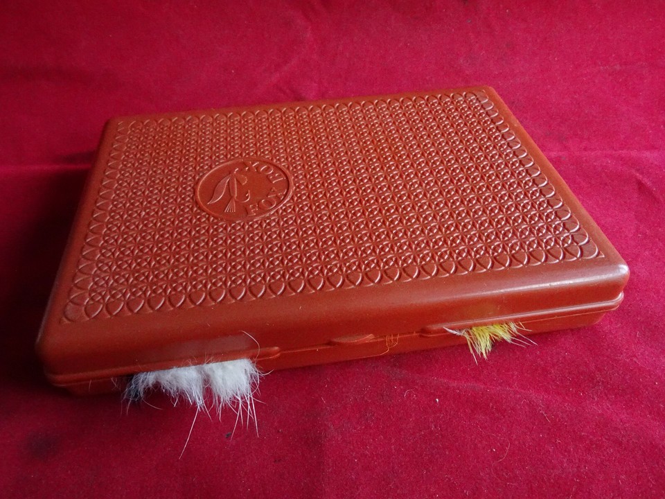 A GOOD FOX BOX FLY BOX WITH GOOD COLLECTION OF LURES/FLIES | eBay