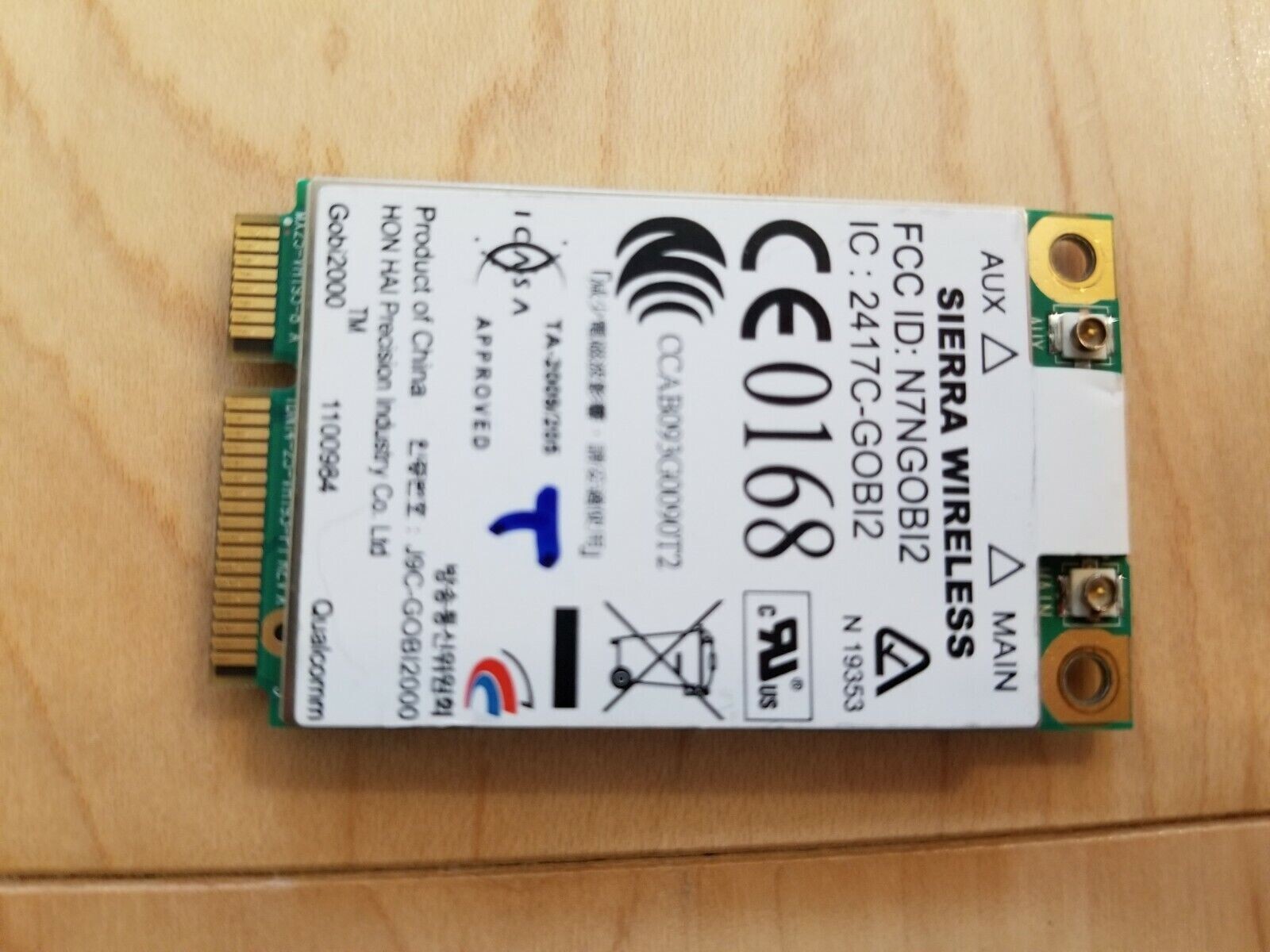 Sierra Wireless Gobi 2000 Cellular Modem N7NGOBI2 Panasonic Toughbook ...