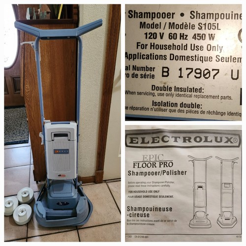 Electrolux Floor Pro Heavy Duty Floor Shampooer Model S105L w/ Accessories | eBay