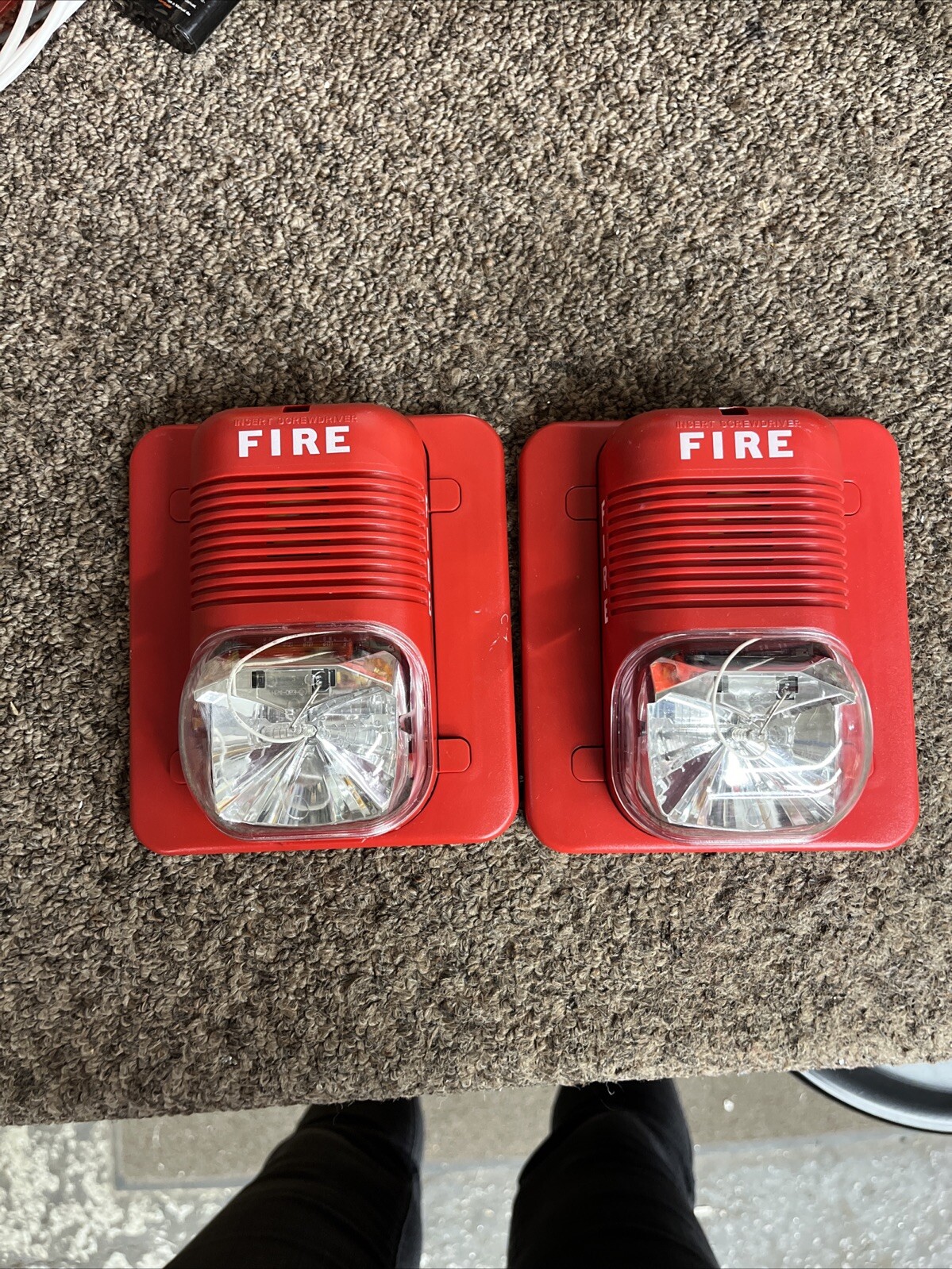 System Sensor P24110 Fire Alarm Horn/Strobe | eBay