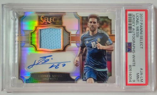 2017 Panini Select Lionel Messi Auto Jersey Patch /20 PSA 9 Mint | eBay