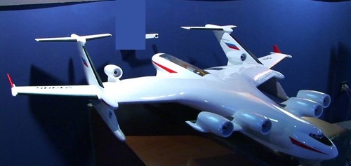 Be-2500 Beriev Russia Amphibian Airplane Wood Model Replica Small Free ...