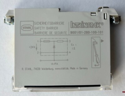 R. Stahl 9001/01-280-100-101 Intrinspak Safety Barrier Module NEW IN ...