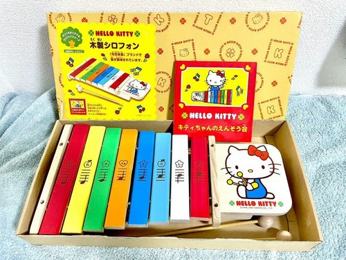 HELLO KITTY WOODEN XYLOPHONE KAWAI INSTRUMENT MUSICAL SANRIO | eBay