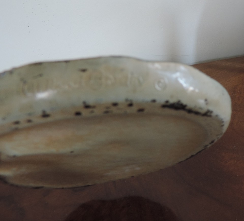 Antique Bronze McClelland Barclay Lilly Pad Dish Plate Desk Ornament ...