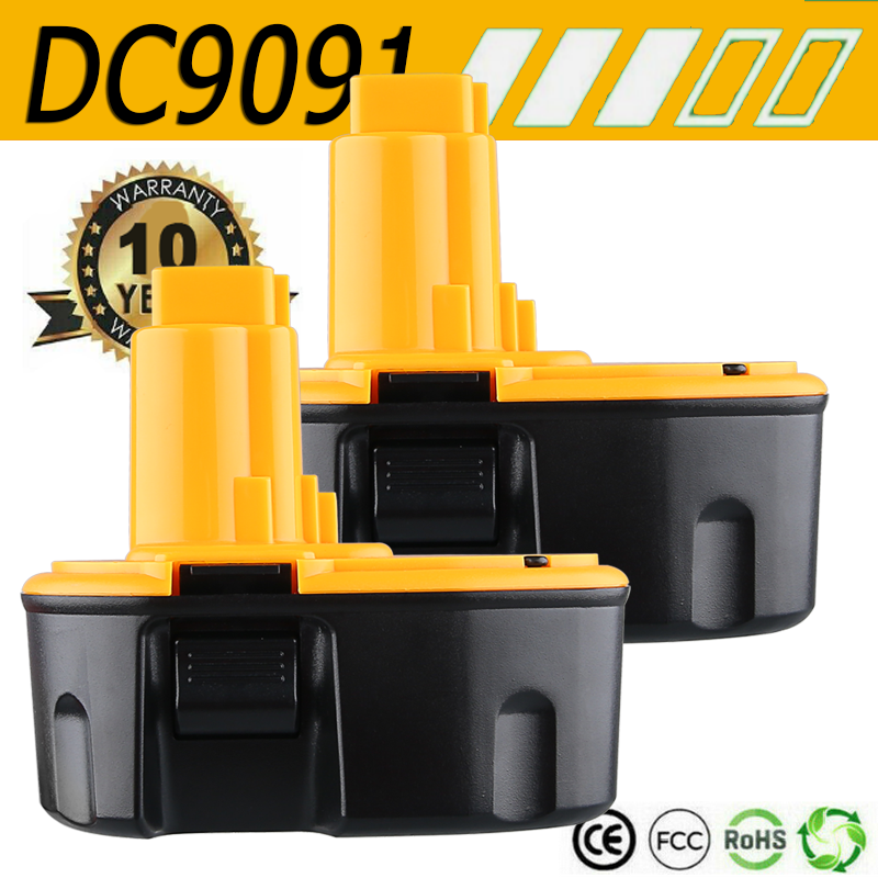 1/ 4Pack 14.4V For DEWALT DC9091 14.4VOLT Battery DW9091 DW9094 DE9091 ...