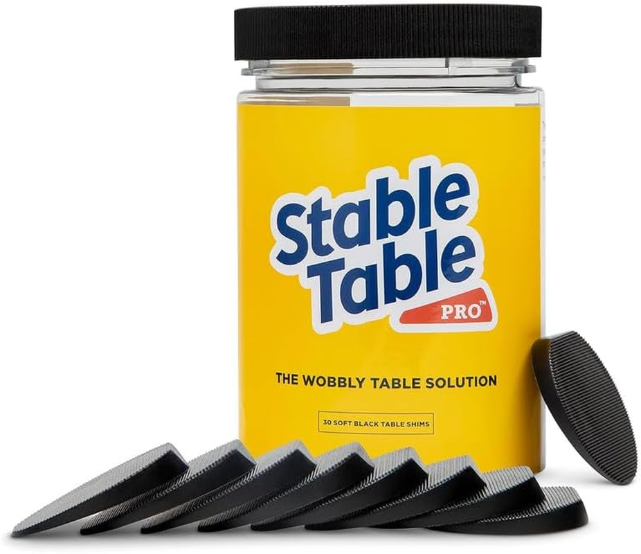 Stable Table - Black Restaurant Table Leg 30 Shim Wedges Premium ...