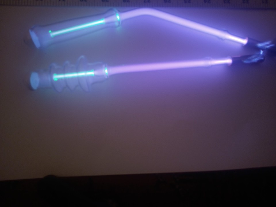 high voltage glass eye prosthetic eyeball uranium violet wand ray tube ...