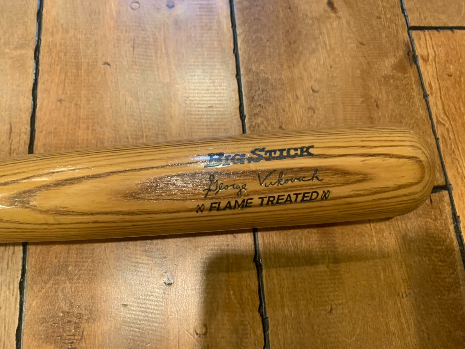 1980'S GEORGE VUKOVICH PHILLIES ADIRONDACK 302F BIG STICK BASEBALL Bat ...