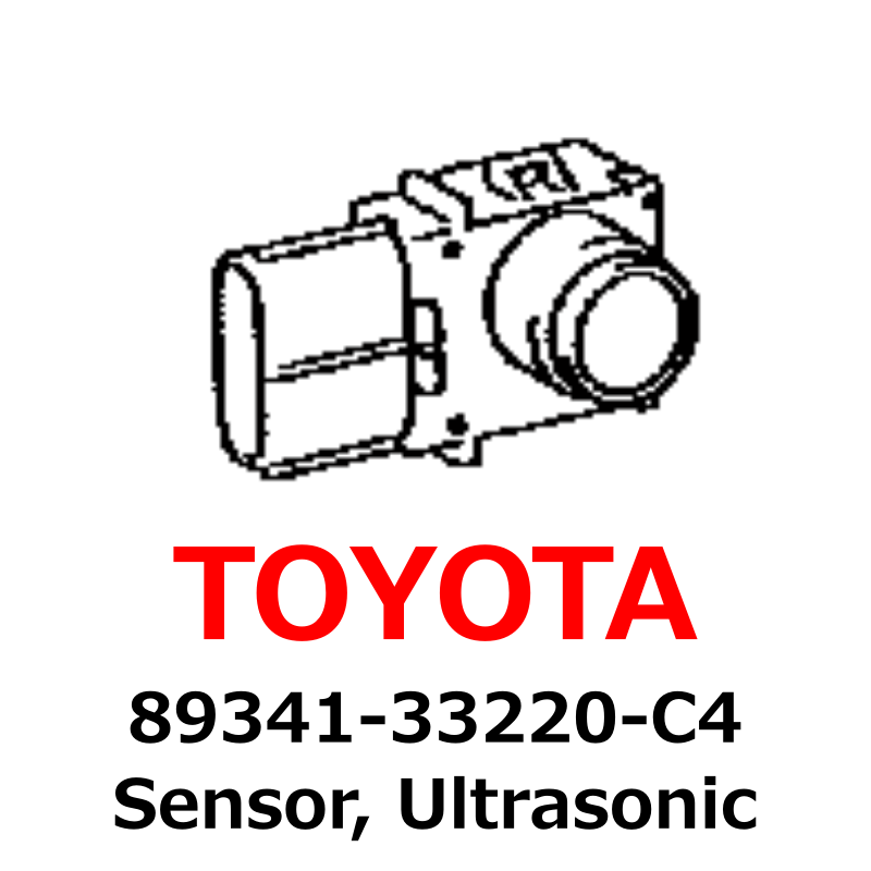 【NEW】Toyota Genuine Lexus ES300h IS300 IS350 Sensor, Ultrasonic 89341 ...