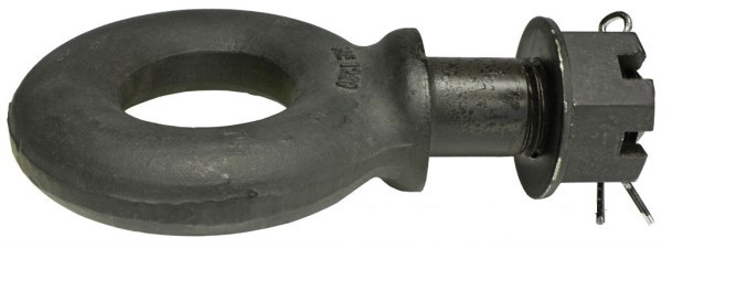 SAF Holland 1250-3 Tow Ring Draw Bar with Shank - 15,000 Pound Capacity ...