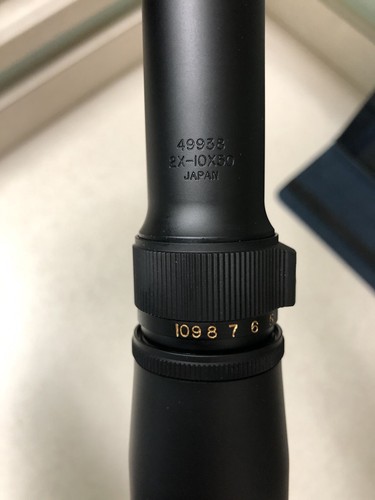 Weaver Riflescope 49938 Model V10X 50 Variable Power Matte Finish | eBay