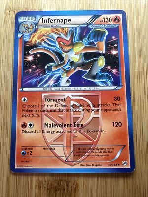 Infernape 17/135 Rare Plasma Storm Pokemon Card 2012 Near Mint | eBay