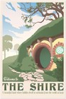 LOTR Poster- Welcome to the Shire Travel Print, Wall Art, Vintage | eBay