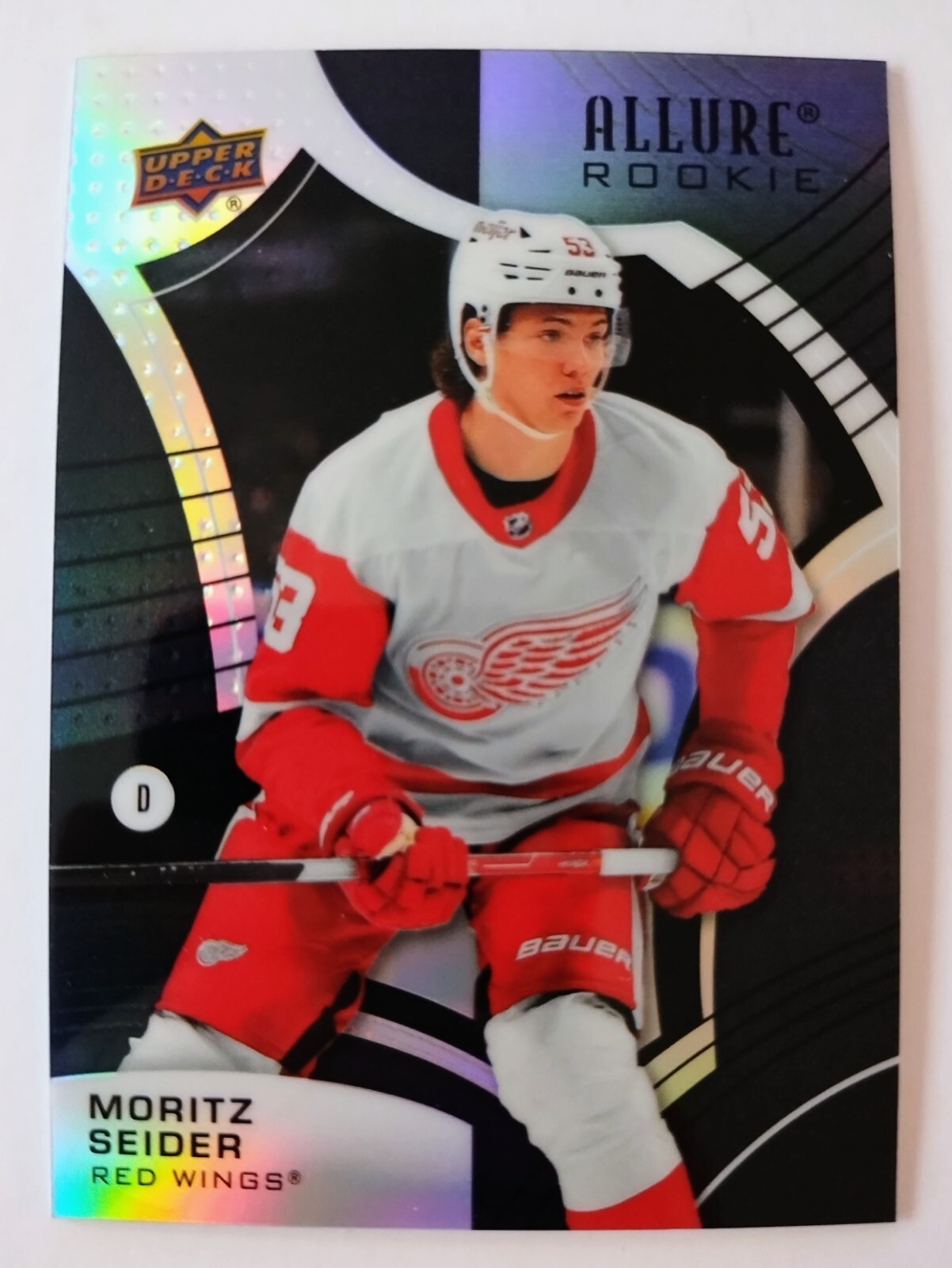 2021-22 Upper Deck Allure - Rookies Black Rainbow #130 Moritz Seider ...