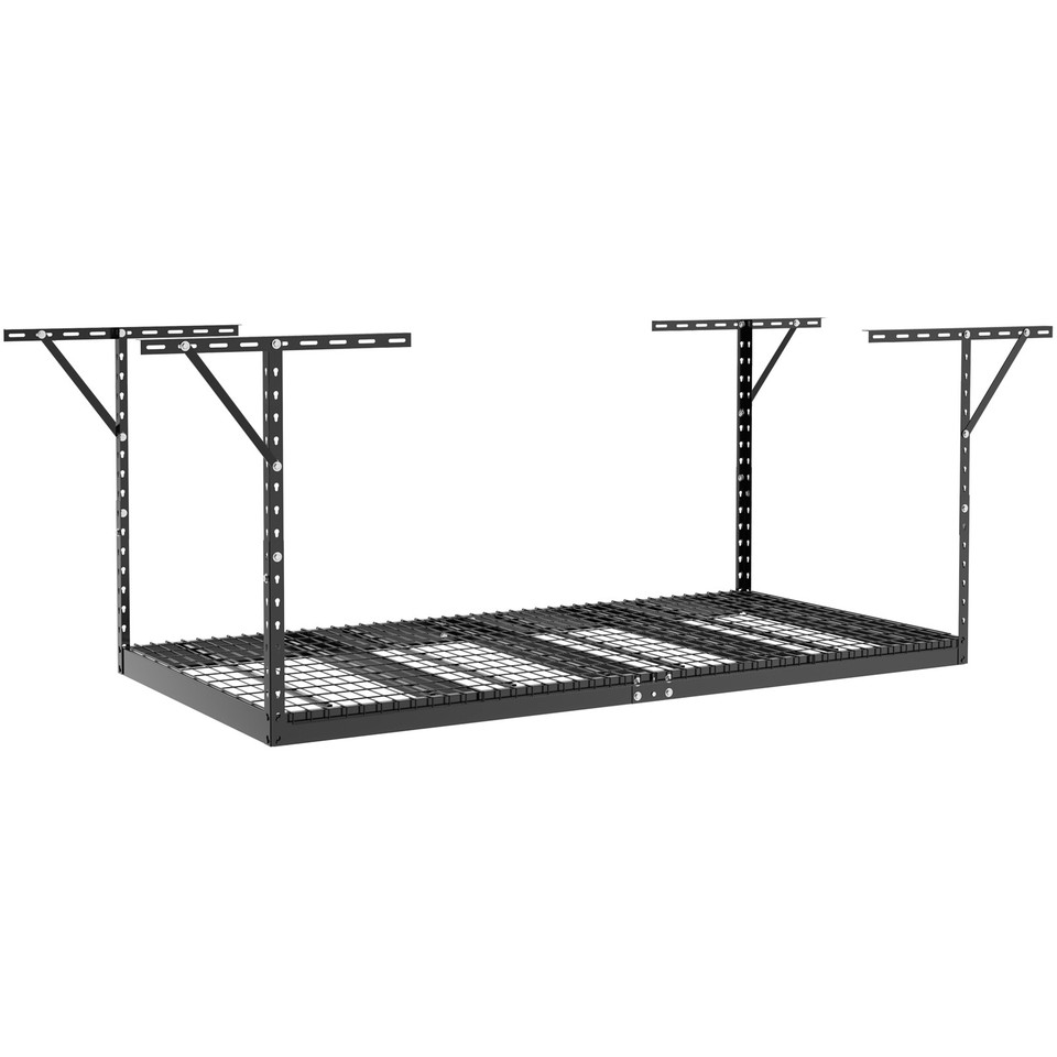 VEVOR Heavy Duty 4ft x 8ft Overhead Adjustable Garage Ceiling Storage ...