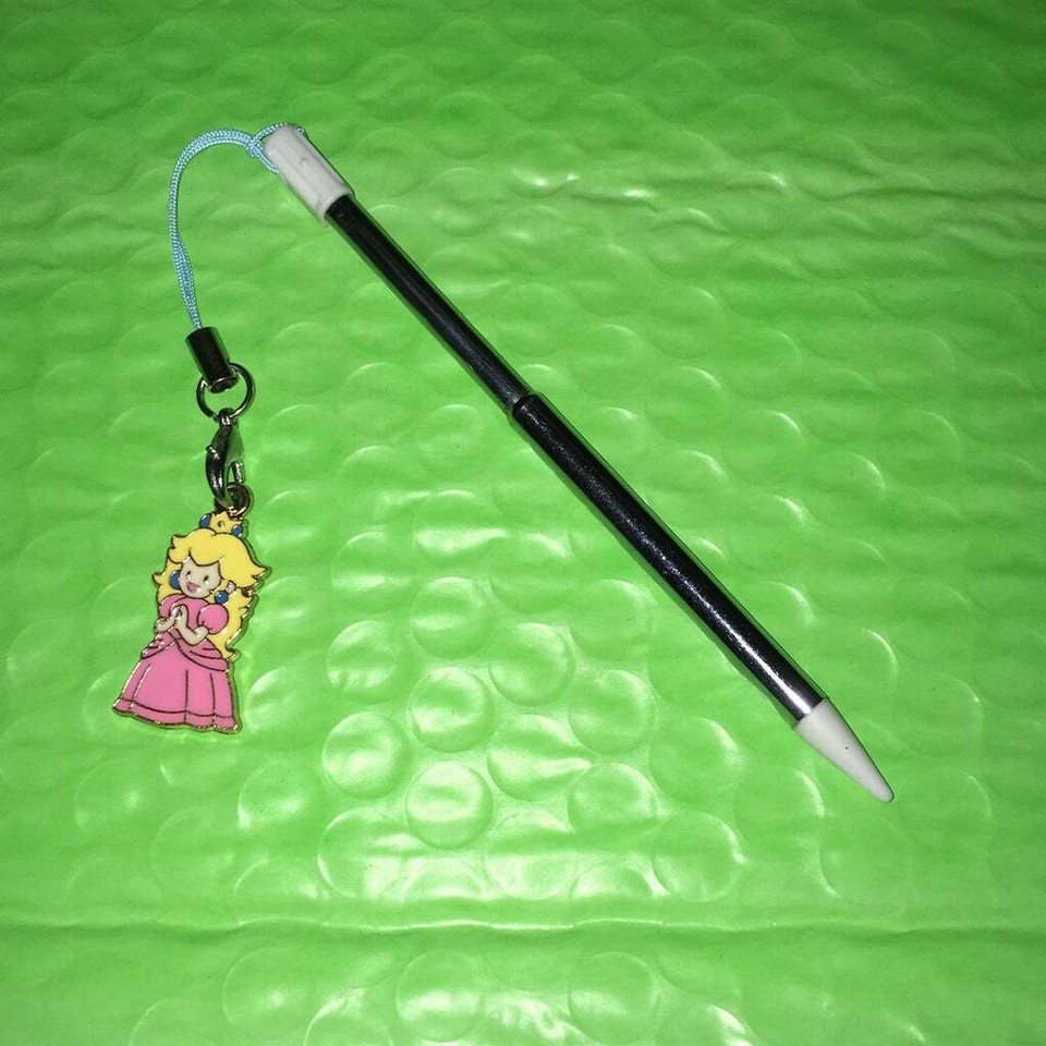 3DS Retractable Stylus Peach Charm - Stylus & Charm for Nintendo DS ...