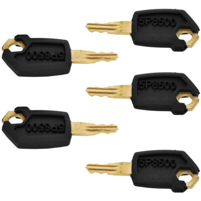 5Pcs Ignition Keys 5P8500 5P-8500 for Caterpillar CAT Heavy Equipment ...