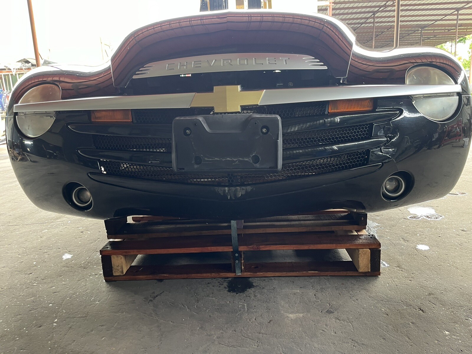 2004 CHEVY SSR FRONT END ASSEMBLY BUMPER HEADLIGHT SPEAR FENDER HOOD ...