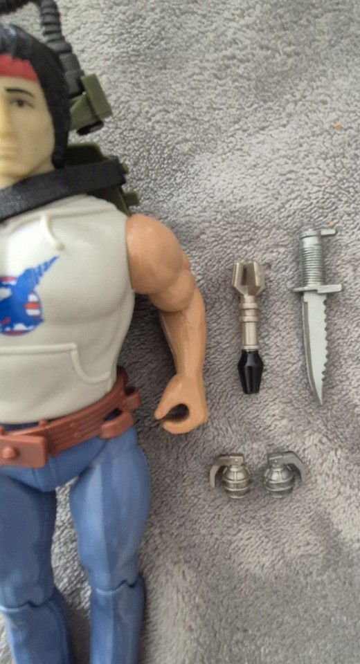 Fire Power John Rambo Near Complete Sylvester Stallone Rambo 1986 ...