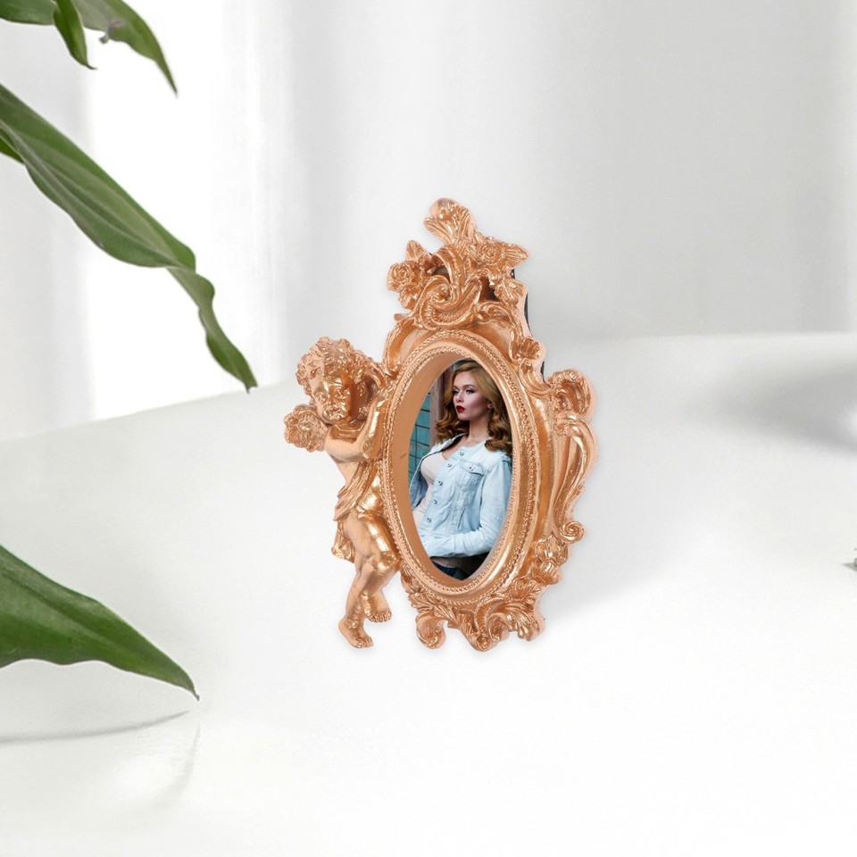Angel Frame Ornament Vintage Picture Decoration Statue Decorations ...