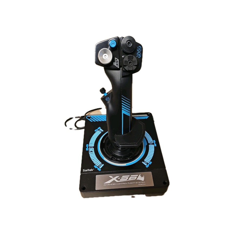 Logitech Saitek X56 Rhino Stick PC Video Game Controller | eBay