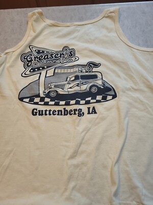 Large Tank Top From Greasers Drive In Gutenberg Iowa | eBay