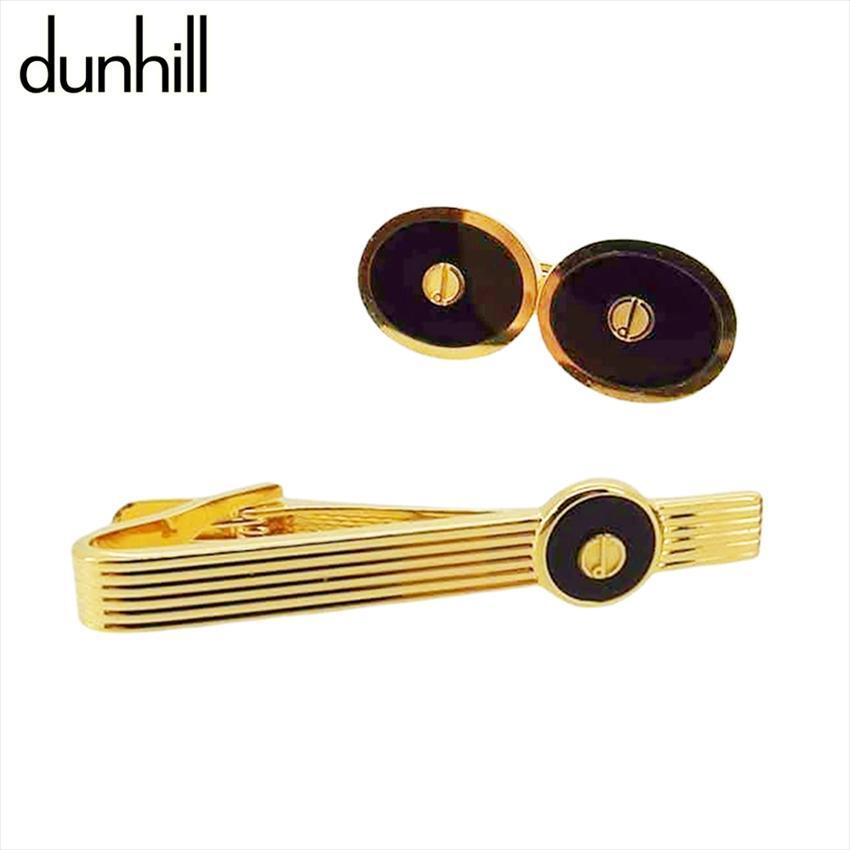 dunhill authentic tie pin cufflinks men Width 5.3cm Height 0.6-1.1cm ...