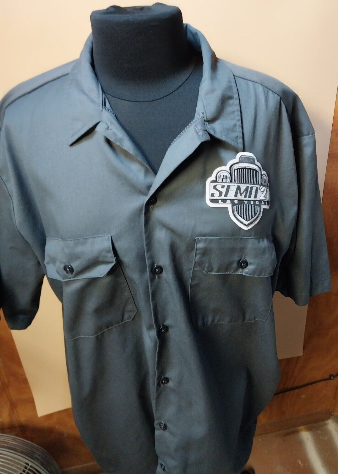DICKIES SEMA CAR SHOW LAS VEGAS RACING MECHANIC WORK SHIRT Sz Mens XL ...