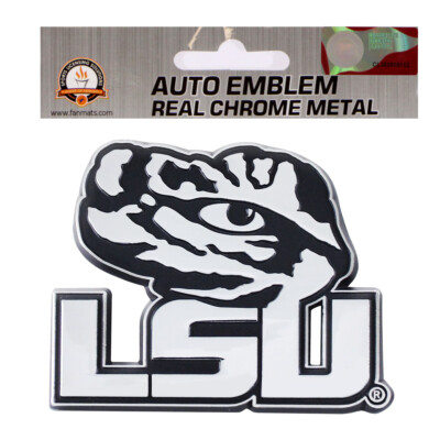 New NCAA LSU Tigers Car Truck Real Chrome Metal Heavy Duty Emblem | eBay