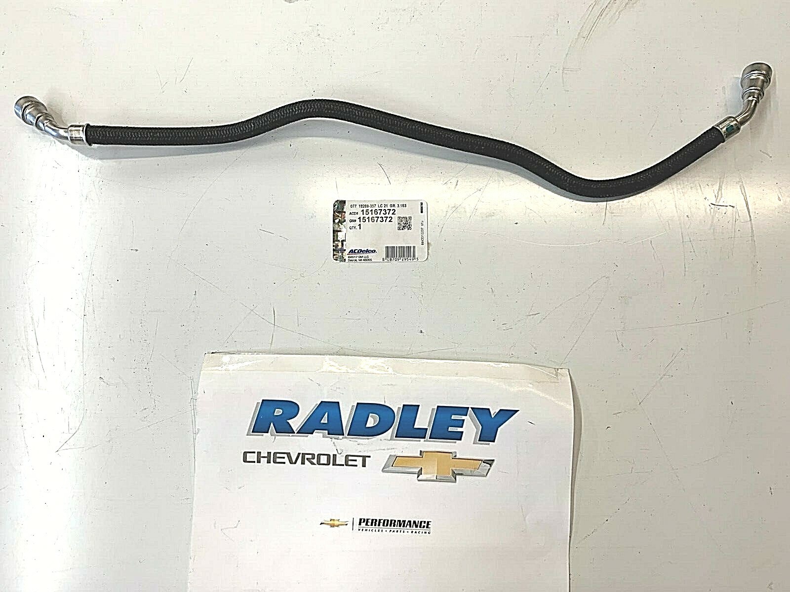 NEW OEM GM Fuel Return Hose Original Equipment #15167372 B262A | eBay