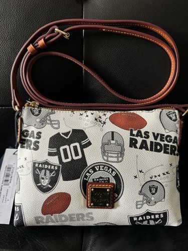 Las Vegas RAIDERS Dooney & Bourke Purse Crossbody Women’s Bag Leather ...