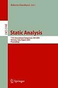 Static Analysis von Roberto Giacobazzi (2004, Taschenbuch) online ...