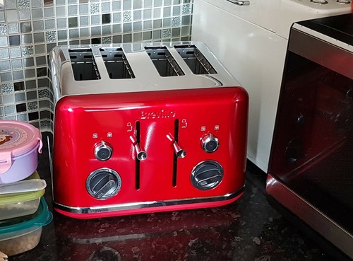 VTT852 Breville Lustra Candy Red 4 Slice Toaster 1950w for sale online ...