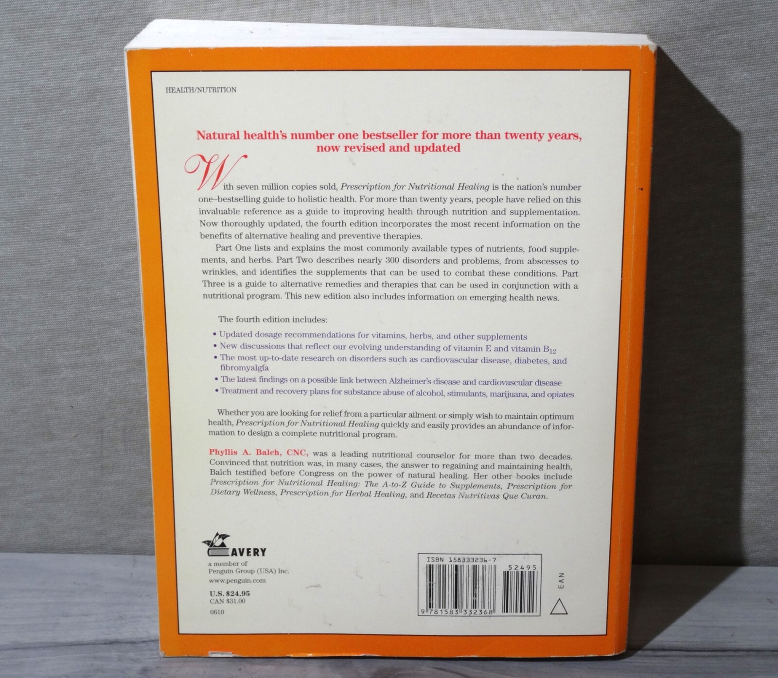 Prescription for Nutritional Healing, 4th Edition by Phyllis A. Balch ...