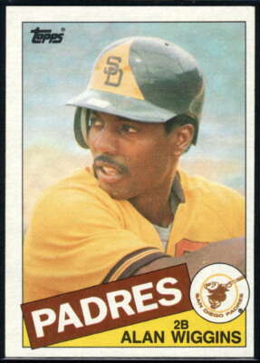 1985 Topps #378 Alan Wiggins Padres | eBay