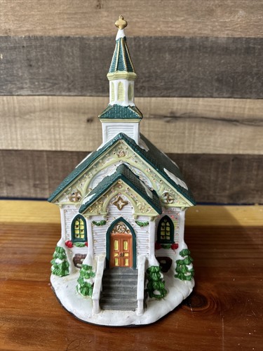 Fiber Optic Lighted Old Town Church | eBay