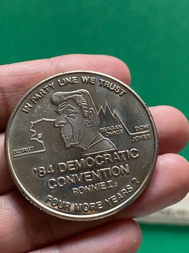1984 Democratic Convention coin gold color | eBay