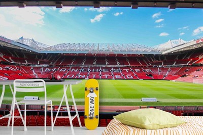 3D Manchester United Football Self-adhesive Removable Wallpaper Murals ...