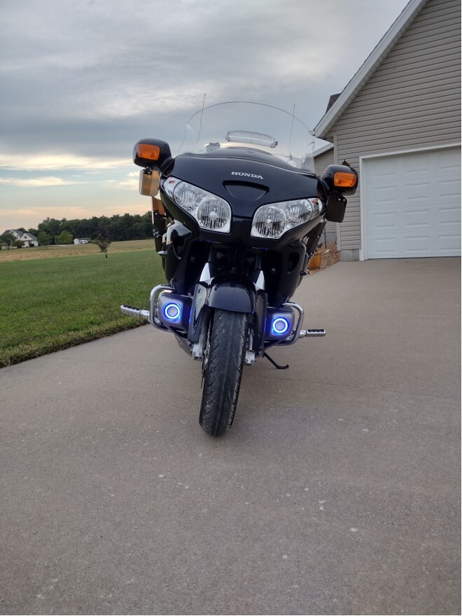 BlingLights Brand Blue Halo LED Fog Lights for 2001-2010 Honda Gold ...