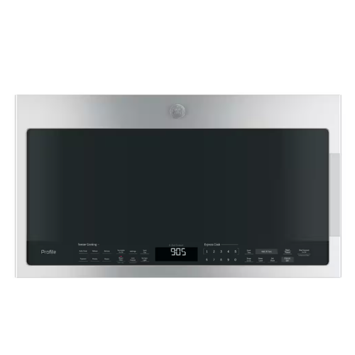 GE Profile 2.1 cu. ft. Over the Range Microwave with Sensor Cooking ...