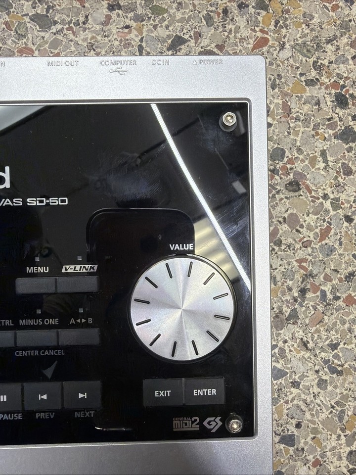 Roland SD-50 Sound Module Mobile Studio Canvas Sound Module MIDI ...