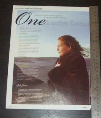 Lisa Moore original ONE magazine clipping page PHOTO article | eBay