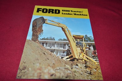 Ford Tractor 6500 Loader Backhoe Dealer's Brochure RPMD | eBay