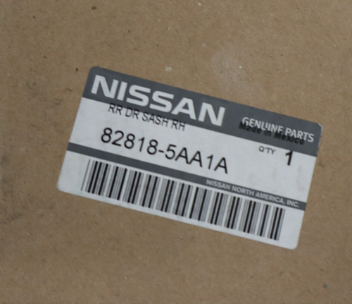 NEW OEM 2015-2024 NISSAN Murano Rear Door Sash Paint Protection Film ...