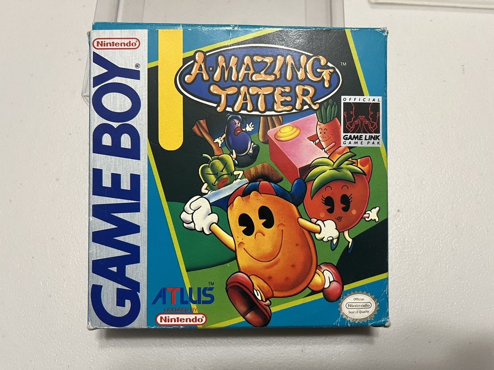 Amazing Tater BOX & GAME Nintendo Game Boy VERY RARE Authentic Near ...