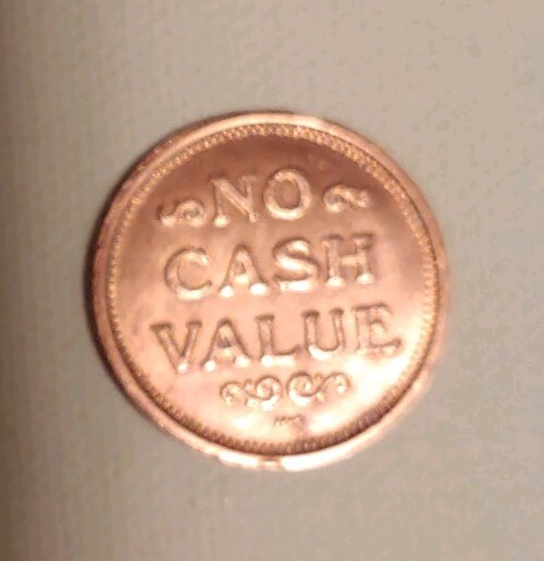 GAME TOKEN DANDY AMUSEMENT INTERNATIONAL GAME TOKEN 1 NO CASH VALUE | eBay