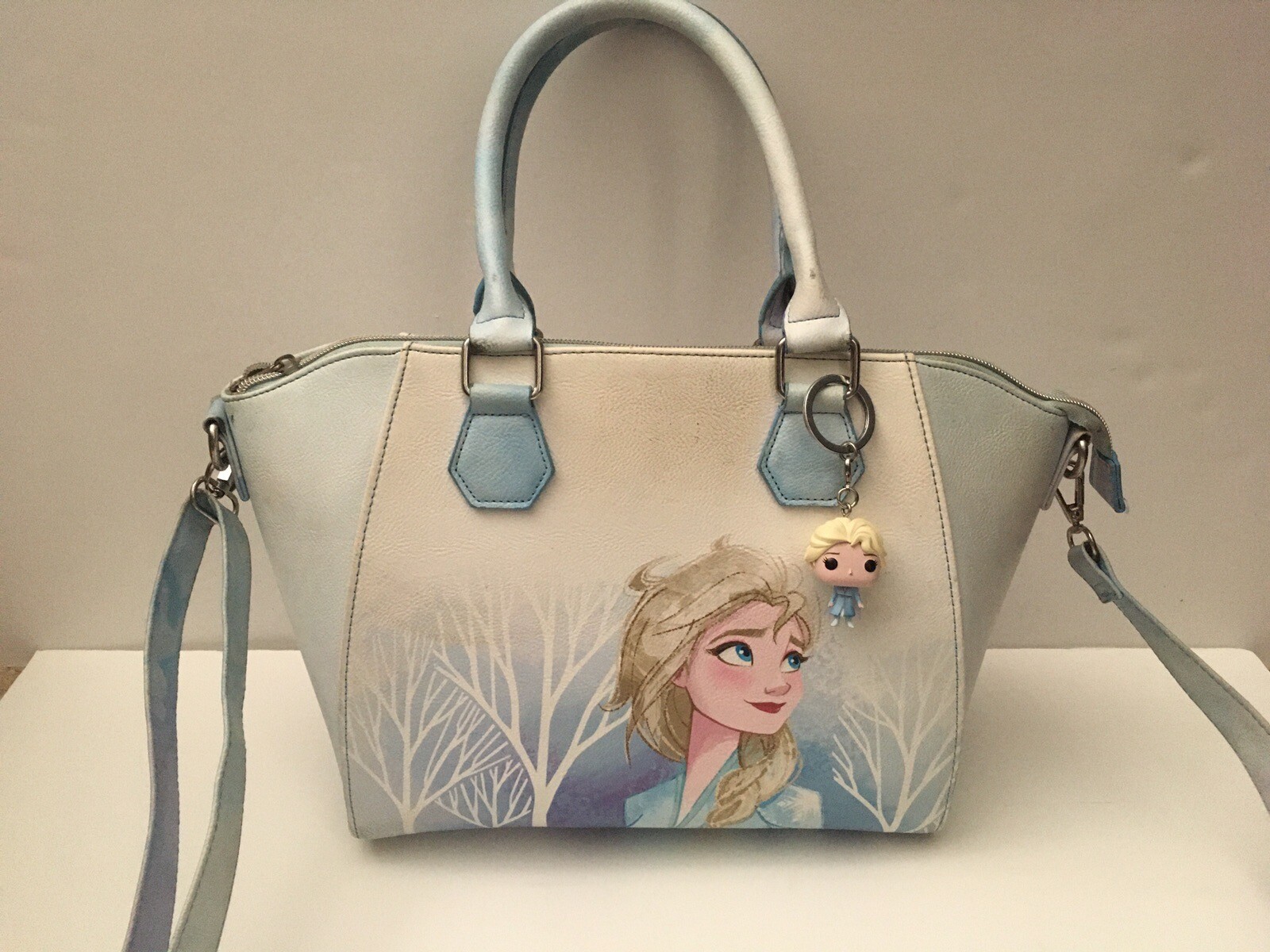 Loungefly Disney Elsa Frozen 2 Purse w/ Pop Keychain - Gem